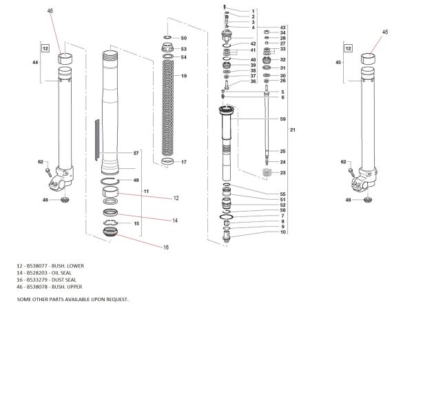 Suspension Parts Manuals - TM UK: TM 'Moto' Official Importer
