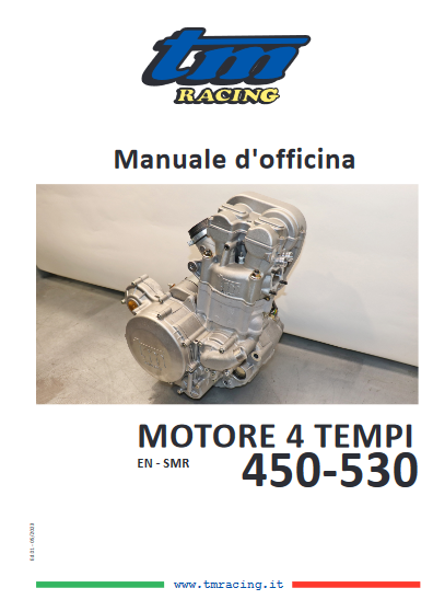 User & Maintenance Manuals - TM UK: TM 'Moto' Official Importer