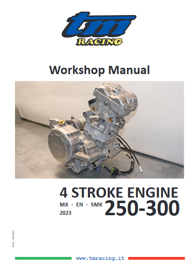 User & Maintenance Manuals - TM UK: TM 'Moto' Official Importer